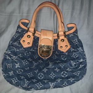 Louis Vuitton | Bags | Louis Vuitton Vintage Denim Purse | Poshmark
